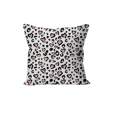 New pink feather hug pillow case sofa cushio cover粉色抱枕套