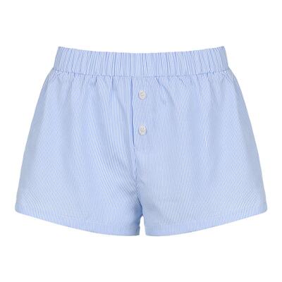 WEEKEEP【蓝色之恋】氛围感小众设计休闲低腰短裤居家可外穿裤子