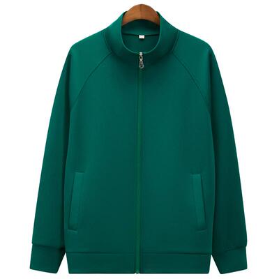 保洁工作服长袖物业家政加绒外套