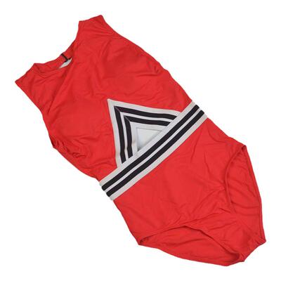 运动舒适显瘦女三角连体泳衣