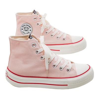 大嘴猴经典高帮帆布鞋厚底板鞋女