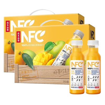 农夫山泉nfc芒果混合汁果汁饮料