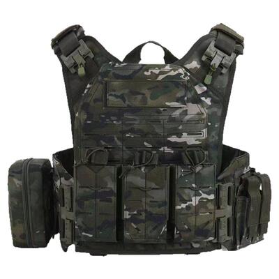 战术背心100D户外轻量化快拆激光切割马甲可插板透气耐磨训练防护