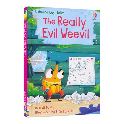 【自营】Usborne The Really Evil Weevil 尤斯伯恩 真正邪恶的象鼻虫 全彩桥梁书 幼儿亲子课外阅读  4-7岁 英文原版进口图书