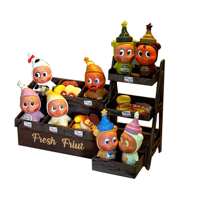 泡泡萌粒收纳展示星星人收纳盒