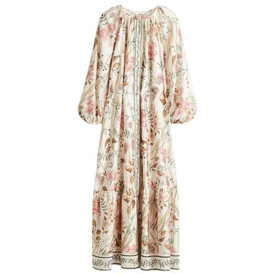 HM女装连衣裙冬季缎面大摆裙插肩袖灯笼袖A字连身裙1299908