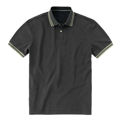 MrBu布先生一片式扁机领Polo衫