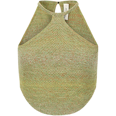 SWAYING官方渐变露肩挂脖上衣