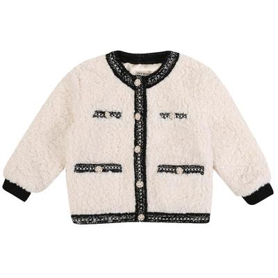 IVYHOUSE常春藤圆领毛绒外套