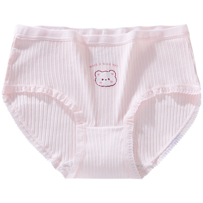 发育期学生女童纯棉抗菌三角内裤