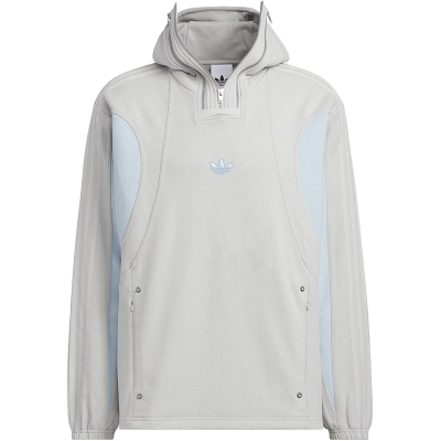 Adidas/阿迪达斯正品三叶草男女连帽时尚休闲加绒宽松卫衣KS8235