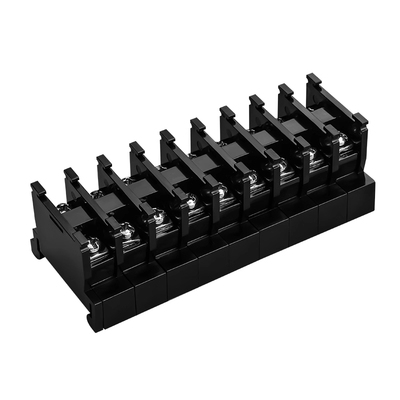 TBR-5/10/20/30/60/100/150/200A导轨组合式接线端子排双层连接器