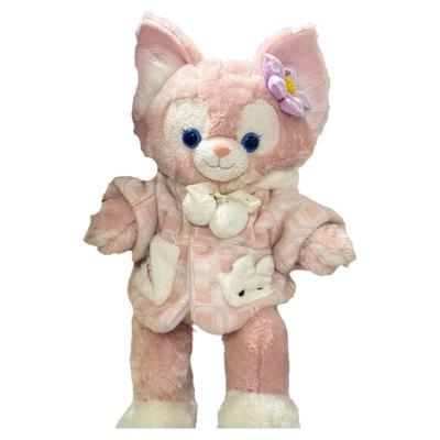 M号玲娜贝儿蓝粉格外套着替衣服