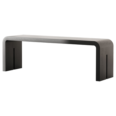 北欧中古风实木长凳床尾凳