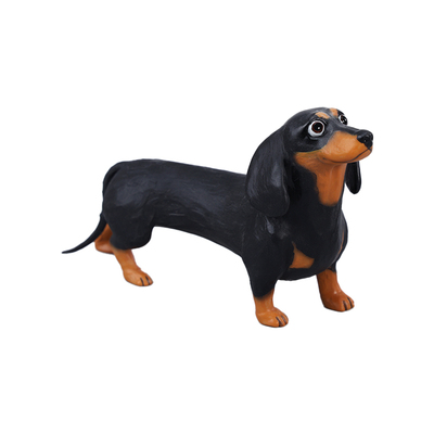 【JXK官方店】腊肠犬手办摆件