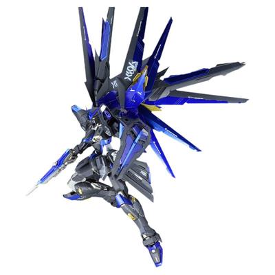 万代自由2.0改色黑凤凰高达模型