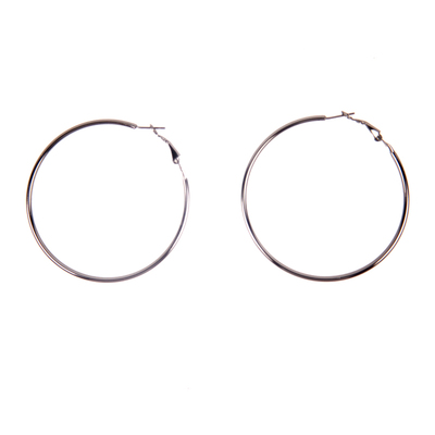 黑色大耳环黑耳圈耳钉欧美暗黑