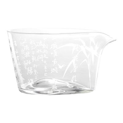 南山先生玉川玻璃公道杯