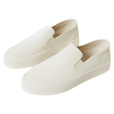 EY06061 茉莉雅集 R*0W牛皮柔软羊皮内里圆头一脚蹬休闲运动板鞋