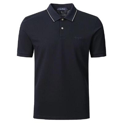 [含桑蚕丝/专柜]梦特娇男短袖T恤