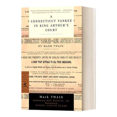 A Connecticut Yankee in King Arthur's Court 亚瑟王法庭中的康涅狄格美国佬 兰登书屋现代图书馆经典系列 马克吐温
