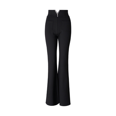 MD依诺【暖感融融】2026新款穿搭高腰时尚通勤气质设计感休闲裤子