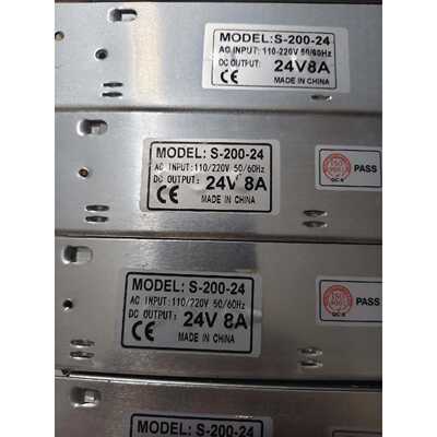 议价S20024开关电源24V8A输入110220V维修