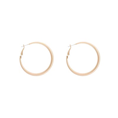 甜酷辣妹～冷淡风素圈耳环