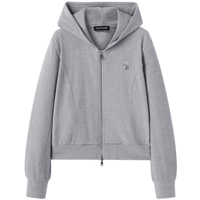 太平鸟女装冬季时尚气质软糯针织连帽卫衣A1CRE4293