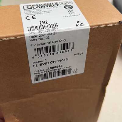 议价菲尼克斯FL SWITCH 1108N 1085243 超薄以太网交换机8个RJ45