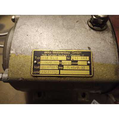 ekka-Motorenbau GmbH 印刷机电机，型号D