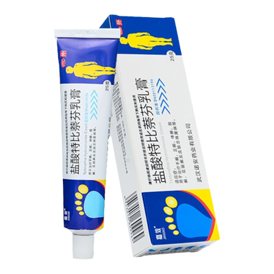 [嘉效]盐酸特比萘芬乳膏1%*25g*1支/盒脚气止痒脱皮杀菌专用药膏