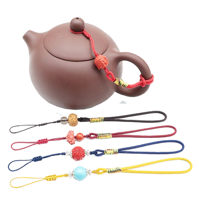 茶壶绳紫砂壶杯盖挂绳手工创意绳