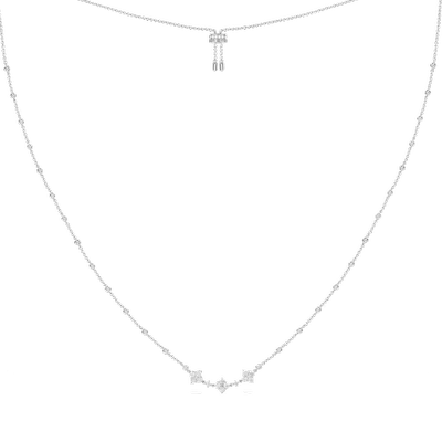 apmmonaco闪耀可调节四叶草项链