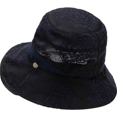 UPF50+雅莹国风桑蚕丝渔夫帽