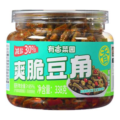 有亩菜园香辣开胃酸豆角大罐装
