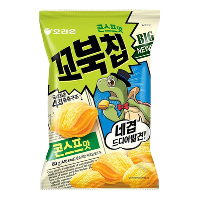 韩国进口好丽友乌龟酥玉米浓汤