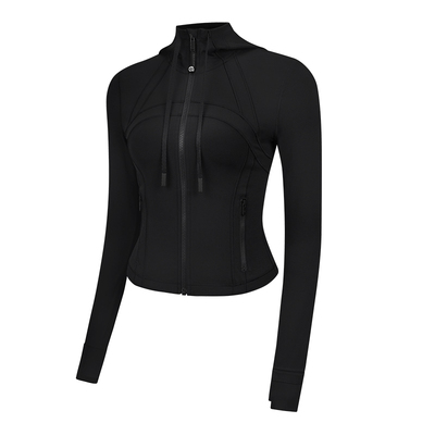 Define 女士短款连帽夹克 *Nulu™丨lululemon丨LW3JDJS