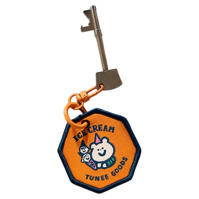 朴坊TUNEEGOODS双面编织布钥匙扣