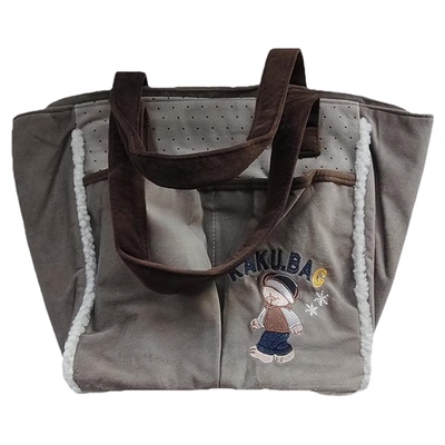 卡酷仿鹿皮女士包袋单肩大容量包