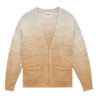 24早秋新款针织开衫慵懒渐变色