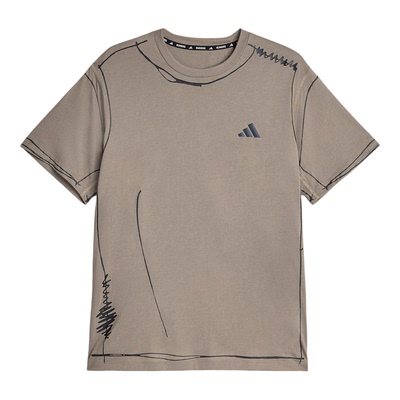 Adidas/阿迪达斯正品夏季男女轻质跑步运动简约柔软短袖T恤KQ7839