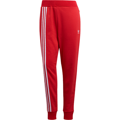 Adidas/阿迪达斯官方正品三叶草女士束脚三条纹运动长裤FU1741