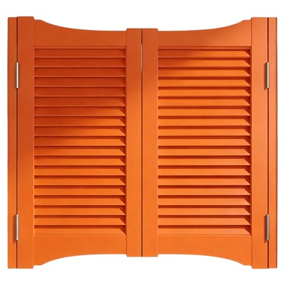 里外双开纯实木自动回弹关闭门