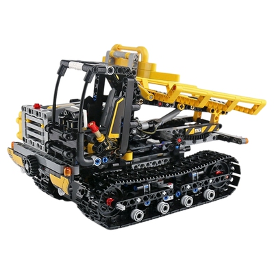 运输装载机模型玩具拼装积木