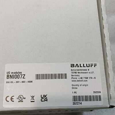 【议价-可维修】BALLUFF PLC模块 B007Z/均有货