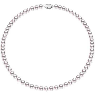 GiO珠宝Akoya海水珍珠项链颈链女珠串正圆强光锁骨链爆款媲美花珠