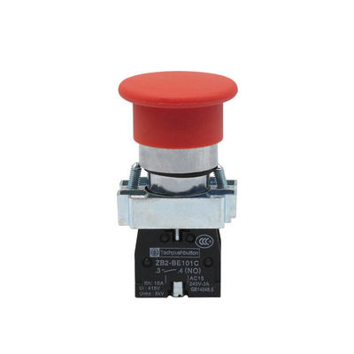 XB2蘑菇头急停自锁自复位按钮