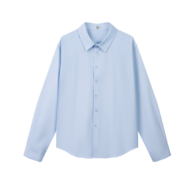 COLN春新宽松假两件长袖衬衫