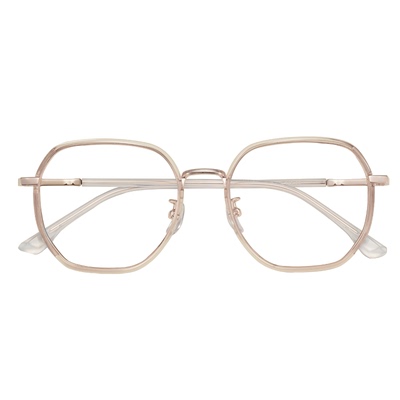 透明近视眼镜框女款高级感可配度数大框素颜显脸小防蓝光眼睛框架